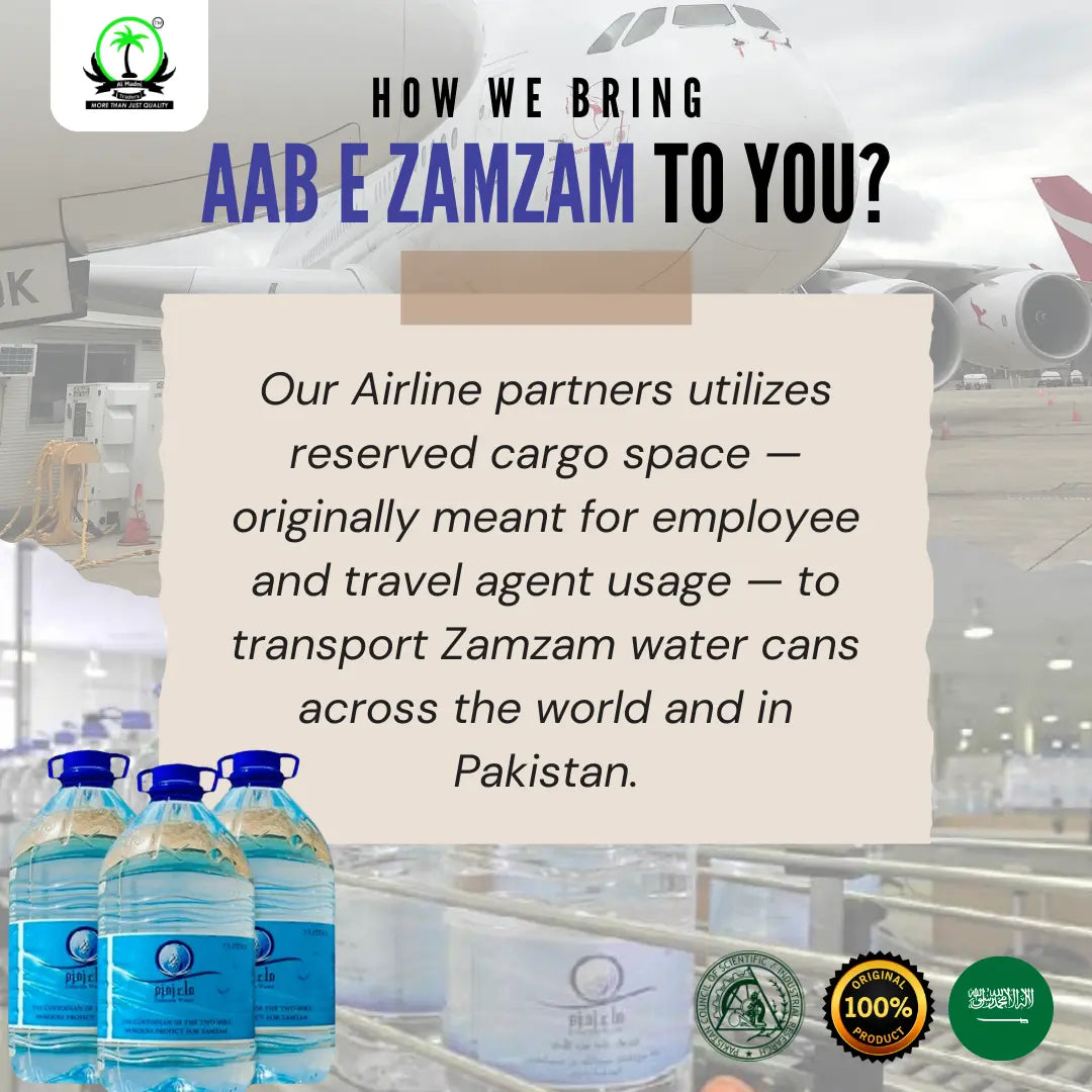 Aab e Zamzam Water 5 litre Bottle – Al Madni Trader